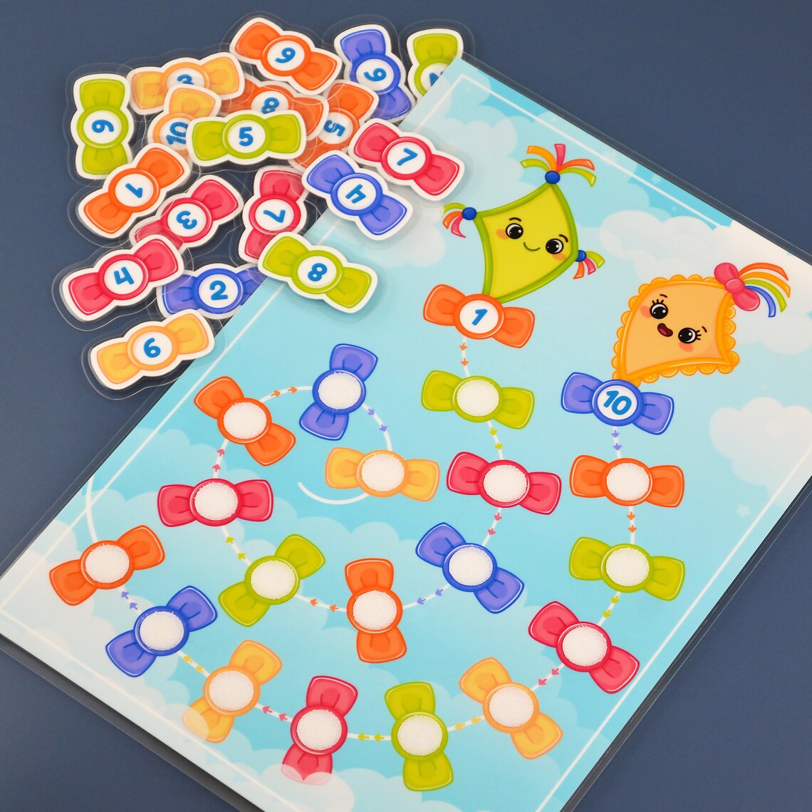 Learning Numbers Printable Math Worksheets, Counting Preschool Activity ...