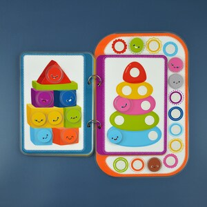 Color Matching Busy Book, Digital Printable Kids Activity, Colour ...