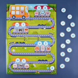 Printable Math Practice Game, Addition and Subtraction Activity ...