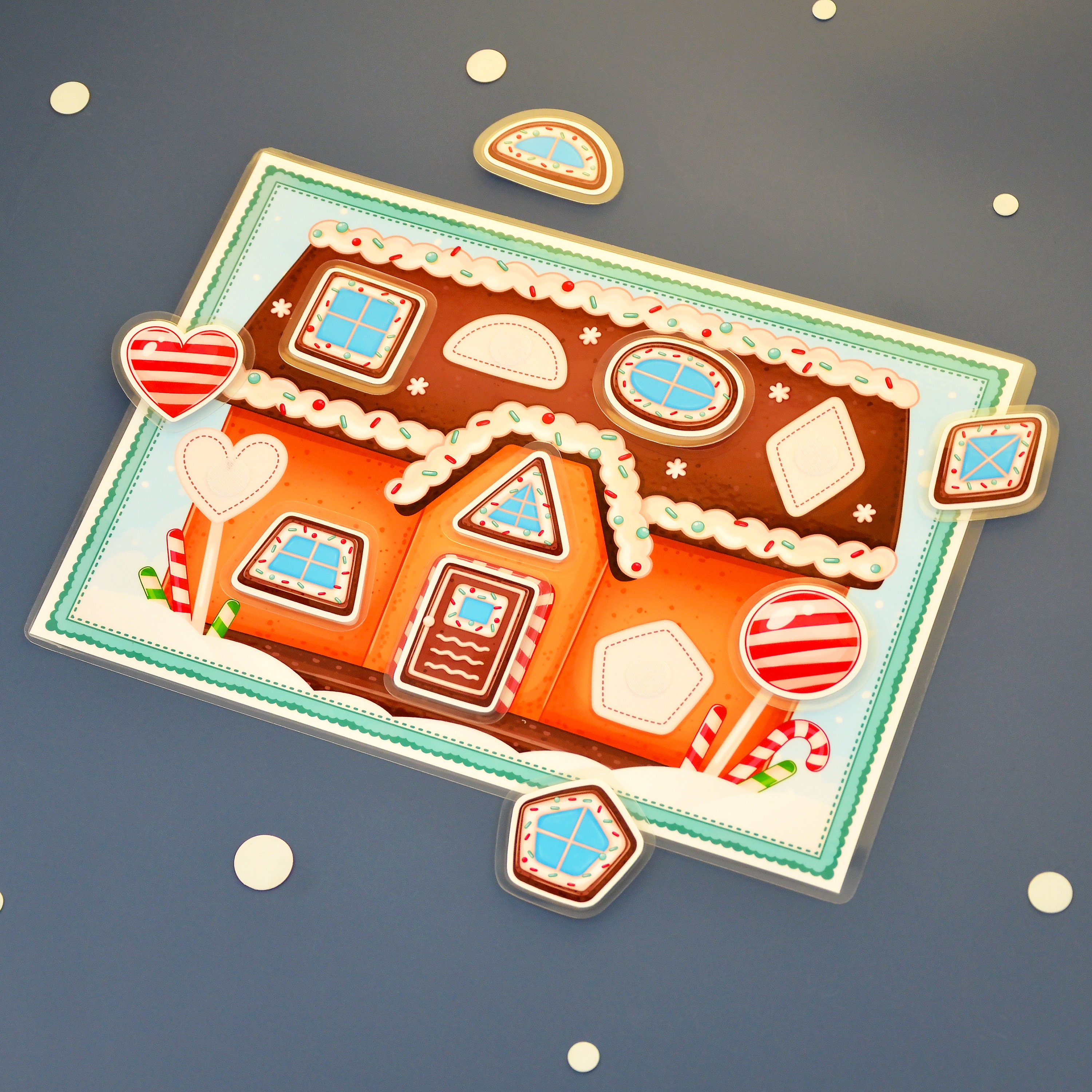 Printable Shape Matching Gingerbread House Activities - Etsy