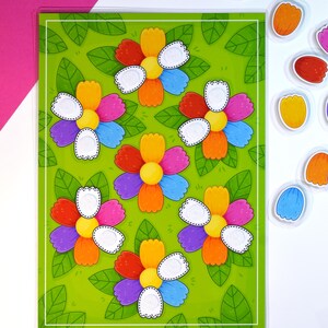 Printable Color Matching Worksheet, Flower Sorting Activities, Color ...