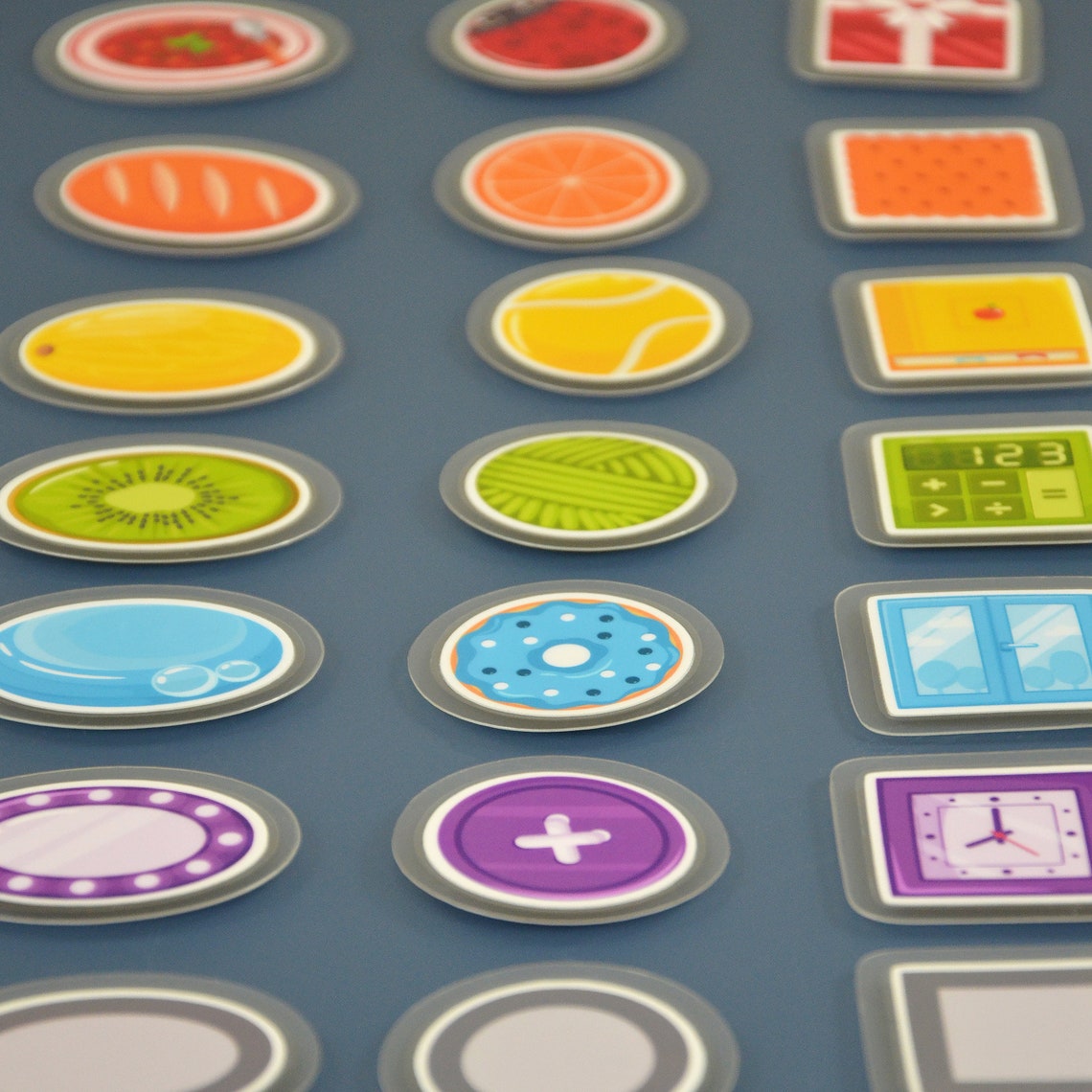 Printable Shape and Color Matching Velcro Activity Shapes and - Etsy