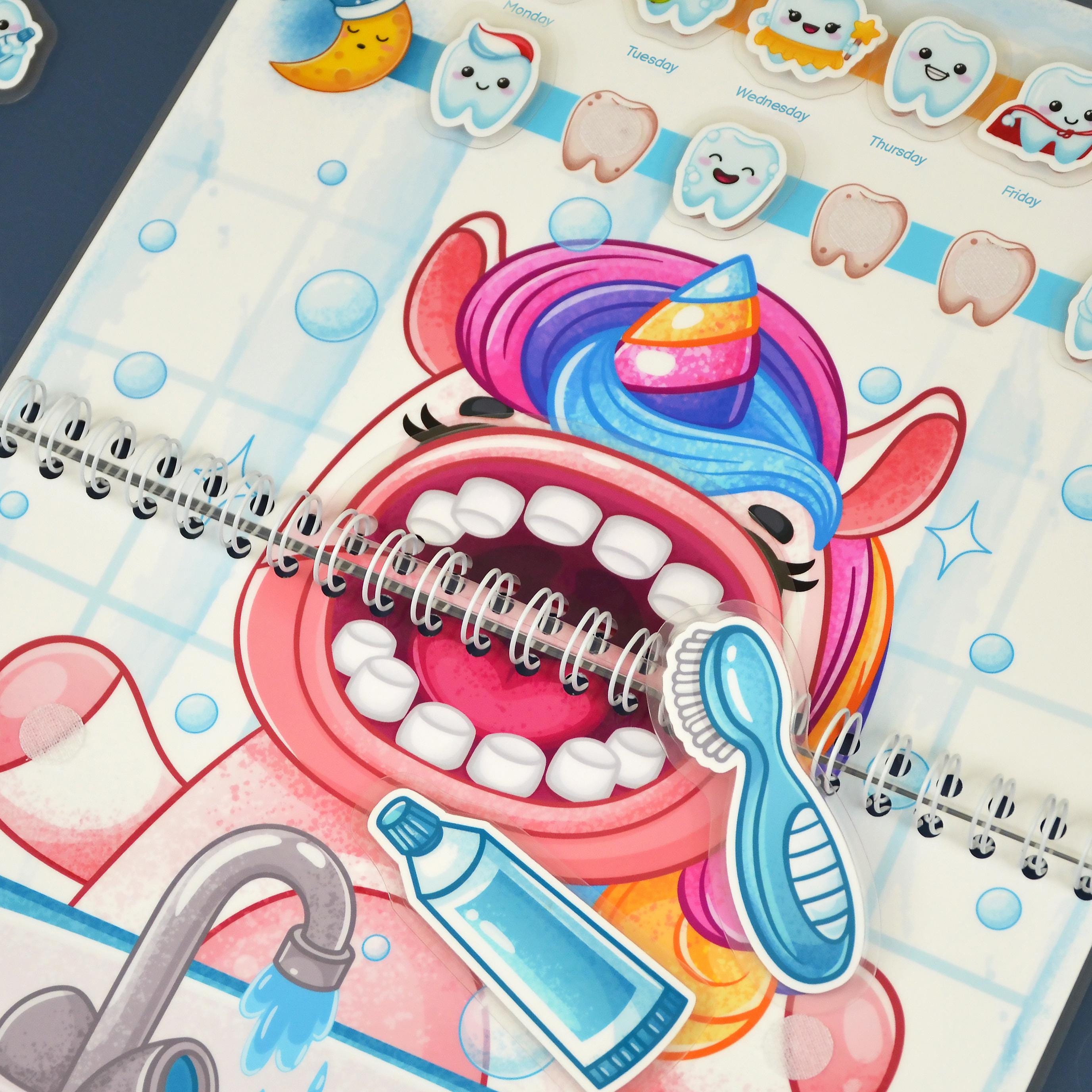 Printable Worksheet, Tooth Brushing Reward Chart, Toddler Activity ...