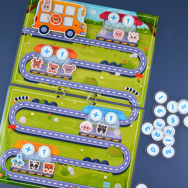 Printable Math Practice Game Addition and Subtraction | Etsy