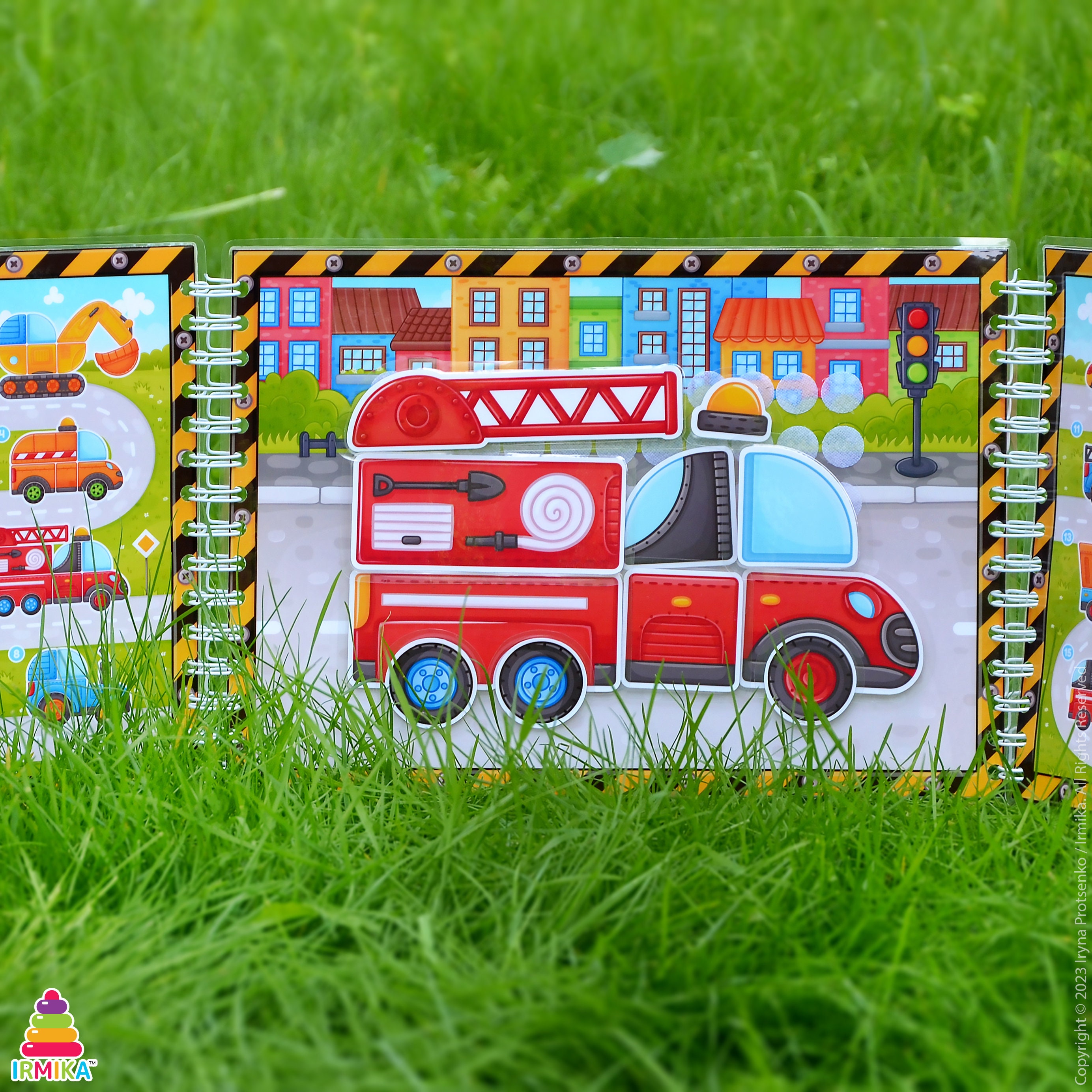 Car Craft Workshop, Printable Game, Cars Busy Book, Transport ...