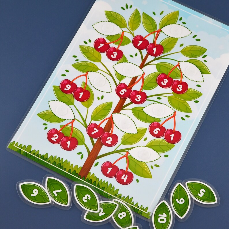 Adding Printable Math Worksheet, Addition Game, Counting Practice ...