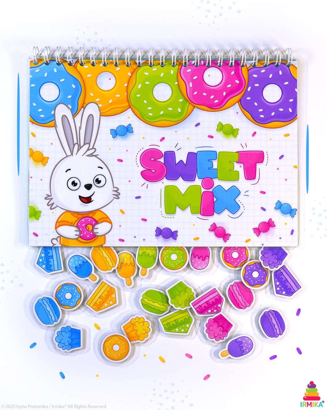 Printable Color Match Activity Book, Sweets Worksheet for Kids ...