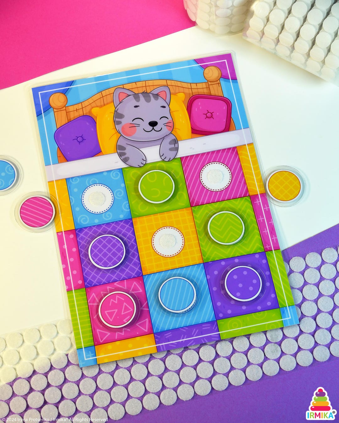 Printable Color Matching Worksheet, Pattern Match, Easy Home Learning ...