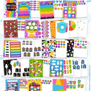 Printable Busy Book, Color Matching Activities, Learning Colors ...