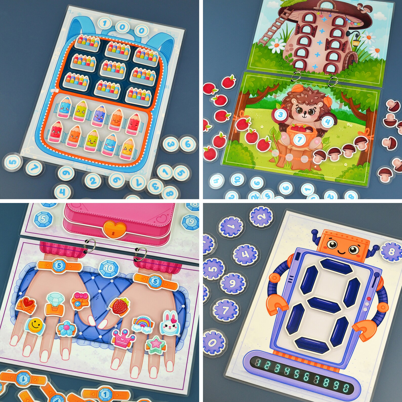 Maths Busy Book Printable Bundle Math Activity Workbook | Etsy