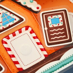 Printable Shape Matching Gingerbread House Activities Christmas Busy ...