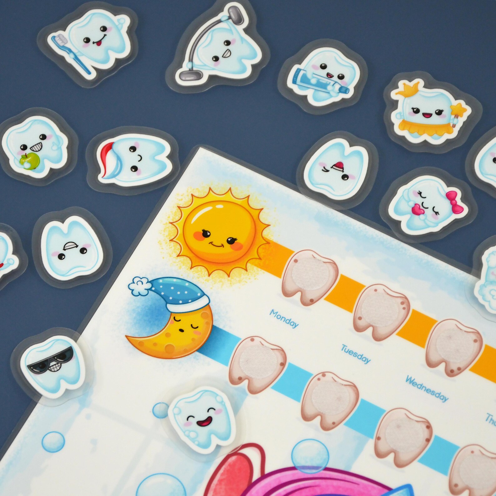 Printable Worksheet, Tooth Brushing Reward Chart, Toddler Activity ...