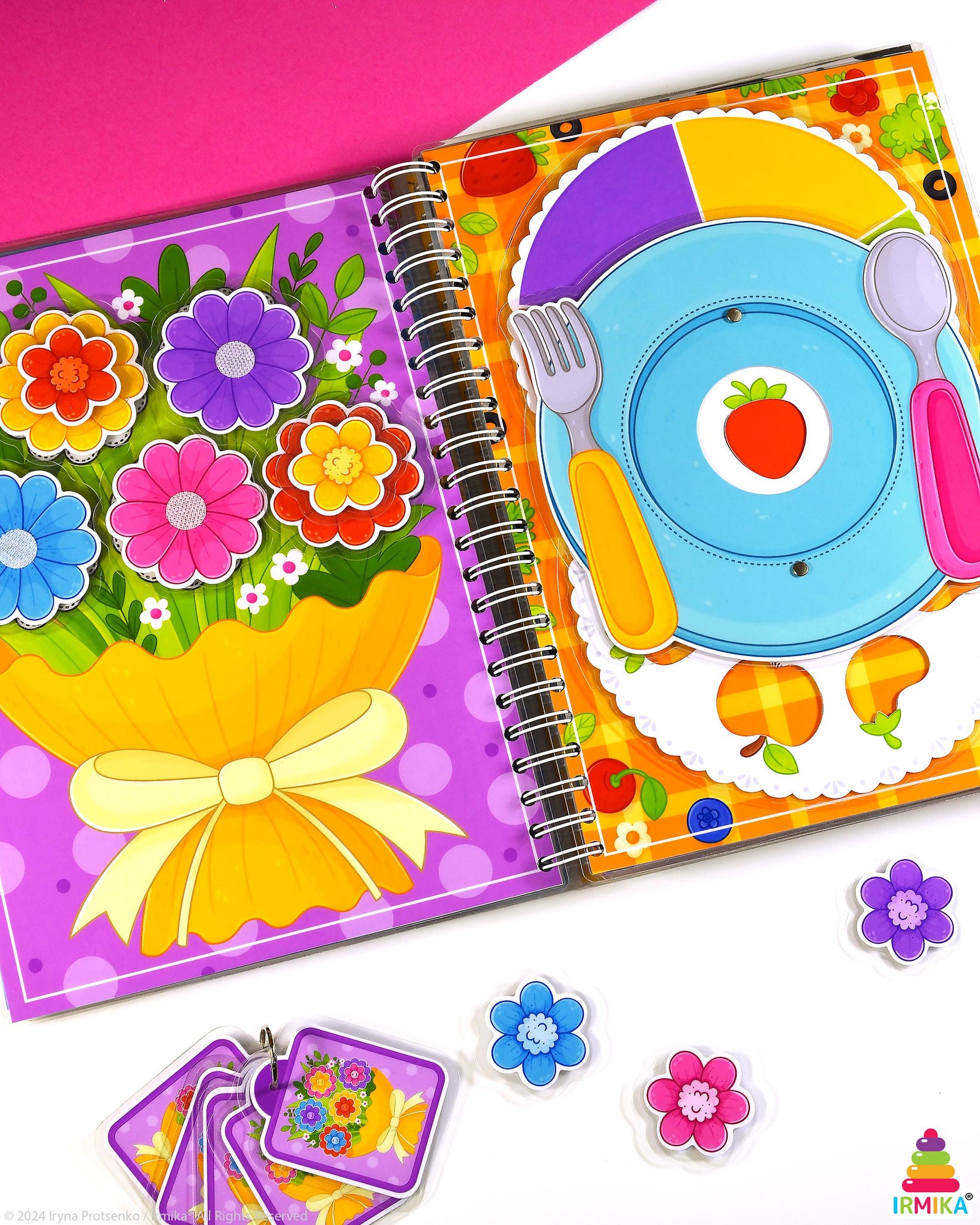 Printable Busy Book, Color Matching Activities, Learning Colors ...