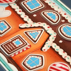Printable Shape Matching Gingerbread House Activities Christmas Busy ...