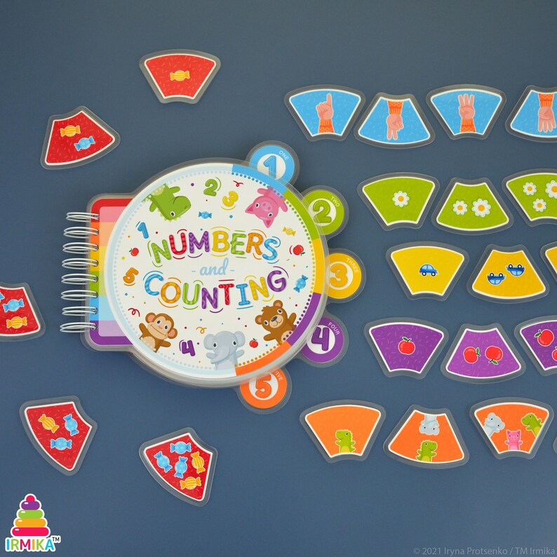 Learning to Count, Printable Busy Book, Quiet Book, Counting for ...