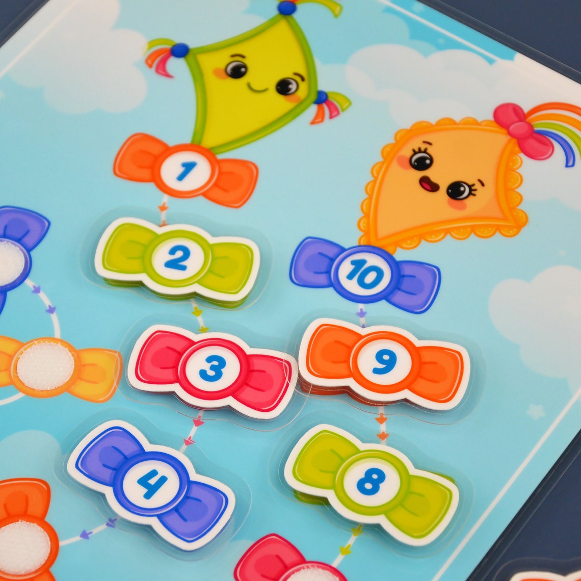 Learning Numbers Printable Math Worksheets, Counting Preschool Activity ...