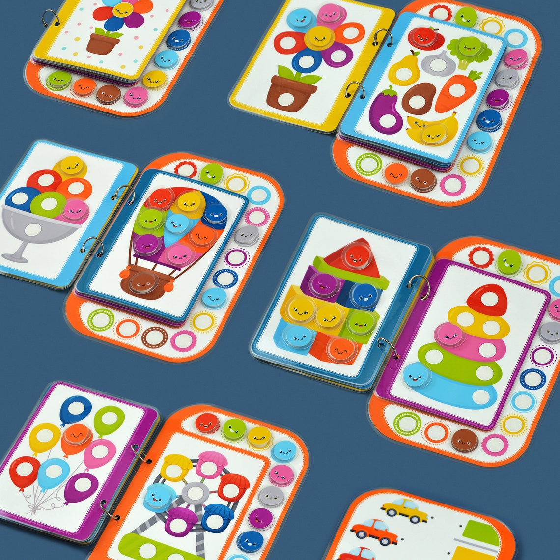 Color Matching Busy Book Digital Printable Kids Activity - Etsy