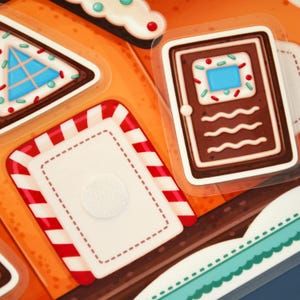 Printable Shape Matching, Gingerbread House, Christmas Busy Book ...