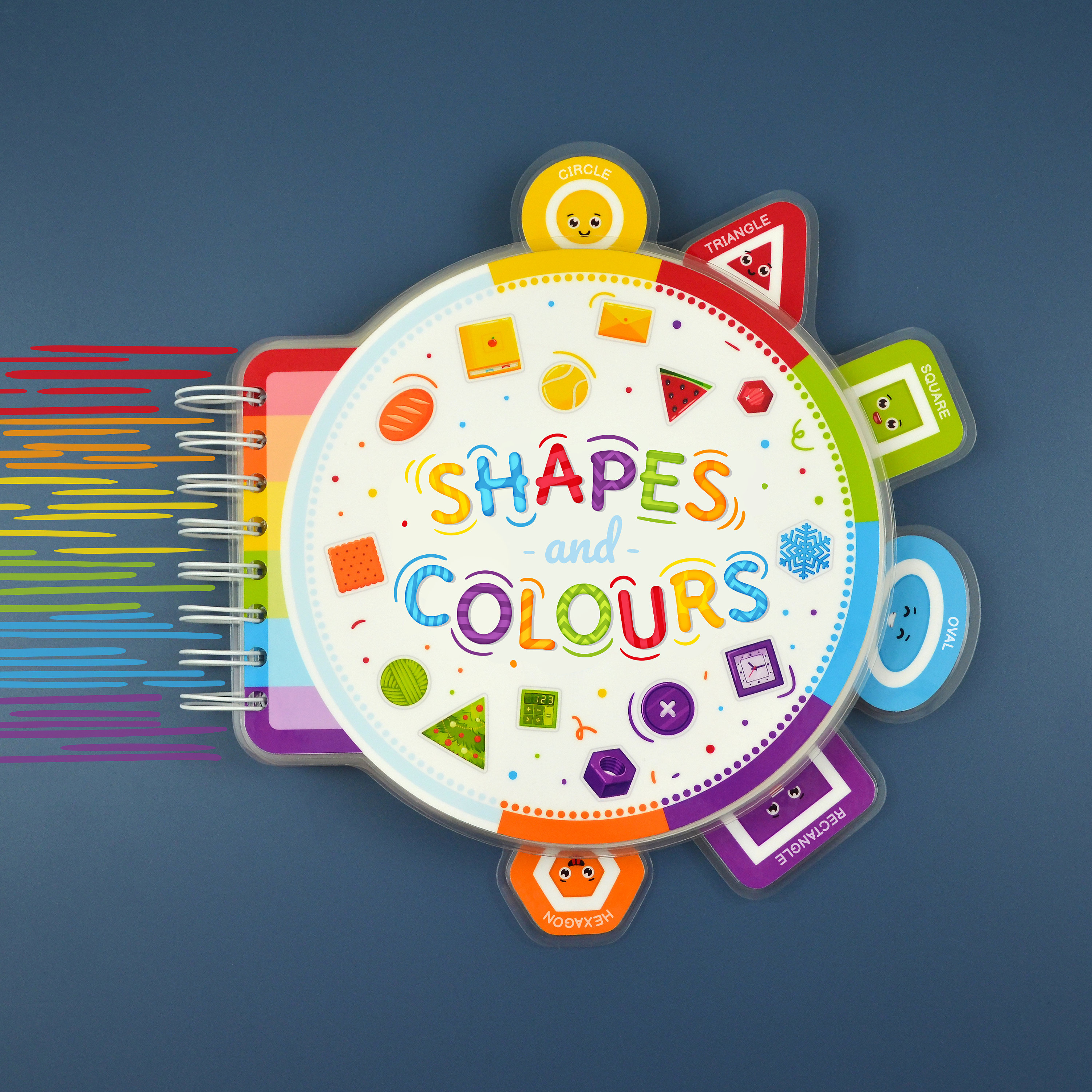 Printable Shape and Color Matching Velcro Activity Shapes and - Etsy