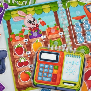 Supermarket Busy Book, Shopping, Shopping List, Grocery Game, Store ...