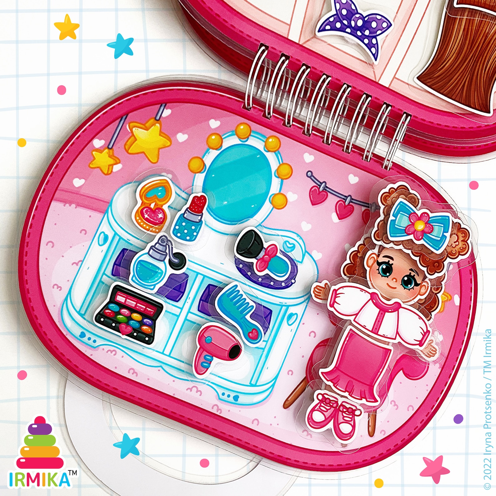 Busy Book for Girls Dollhouse Kids Activity Paper Doll With - Etsy