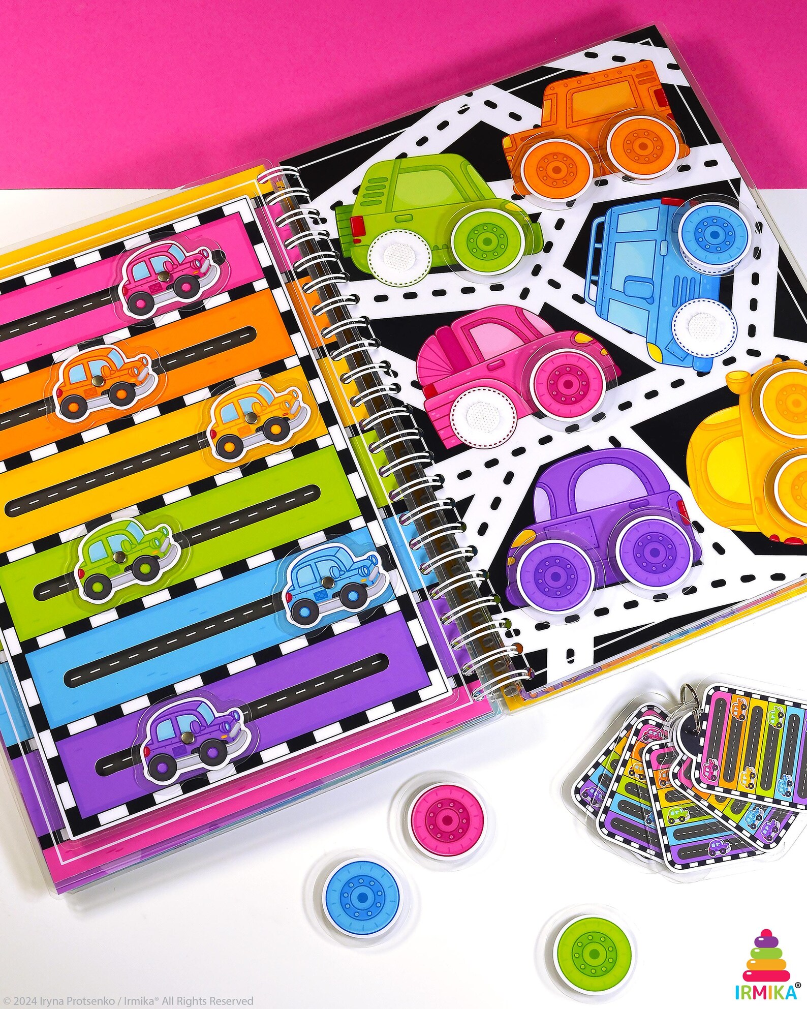 Printable Busy Book, Color Matching Activities, Learning Colors ...