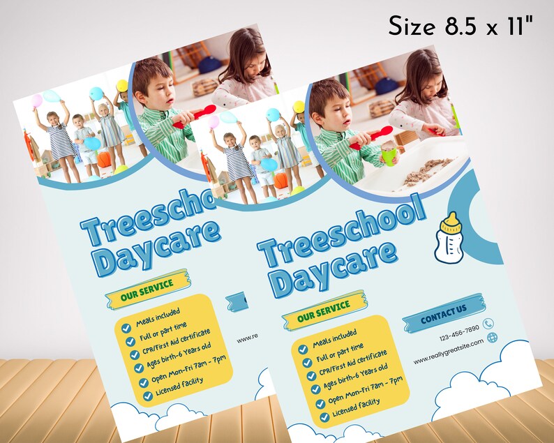 Daycare Flyer Bundle Childcare Flyers Home Daycare Flyer - Etsy
