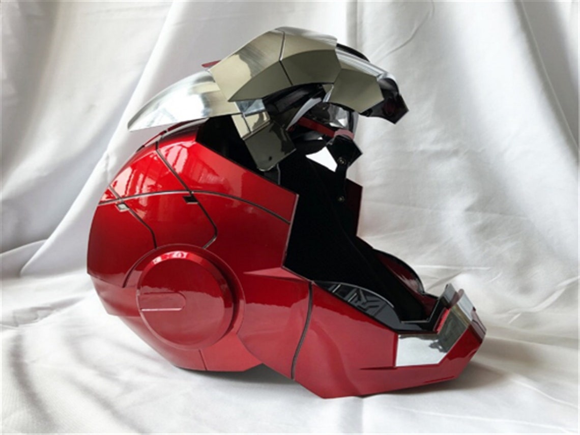 Iron Man MK5 Mark V Wearable Helmet Mask fully open and close | Etsy Iron Man MK5 Mark V Wearable Helmet Mask fully open and close | Etsy