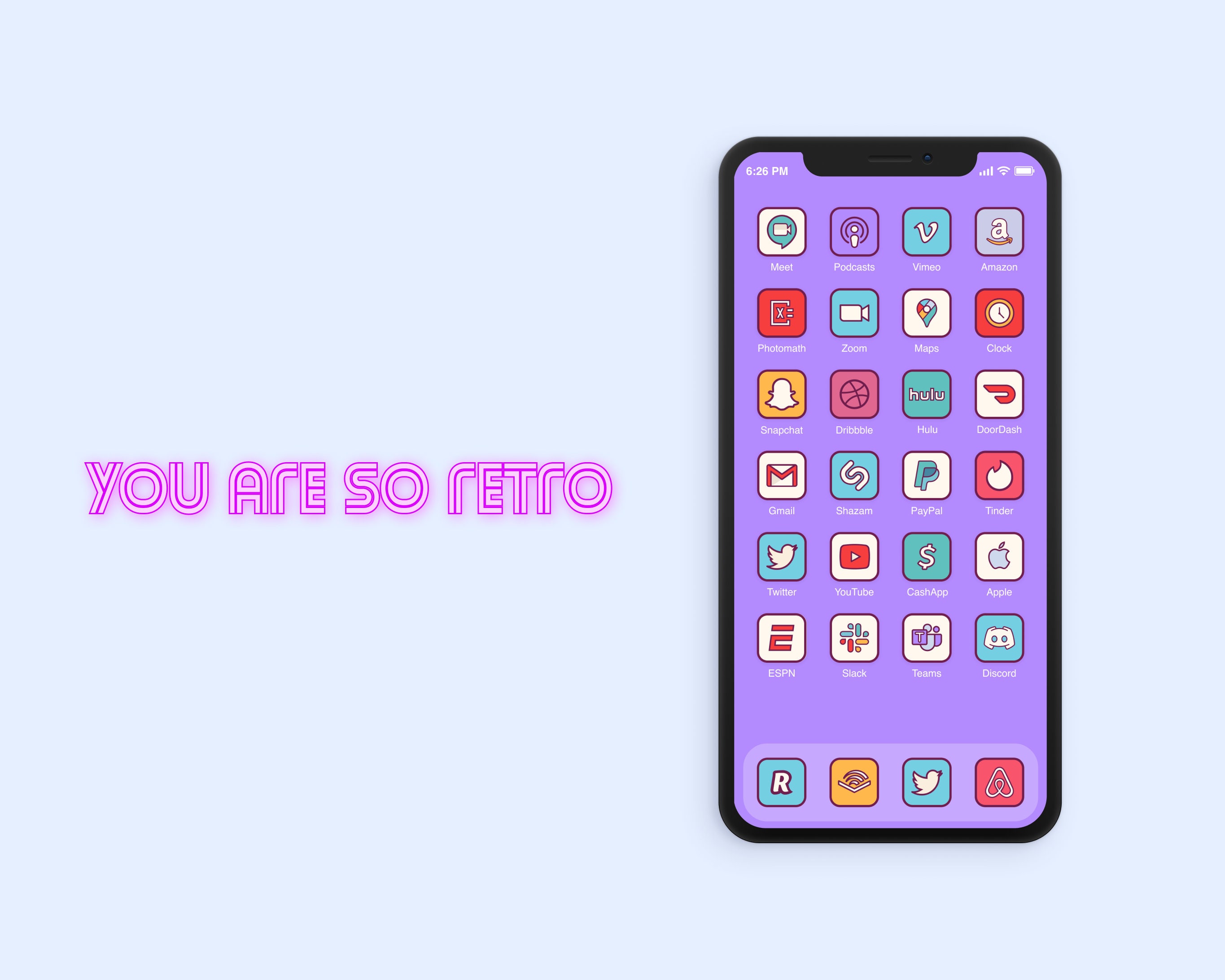 Retro Groovy Icons Home Screen Ios 14 - Etsy