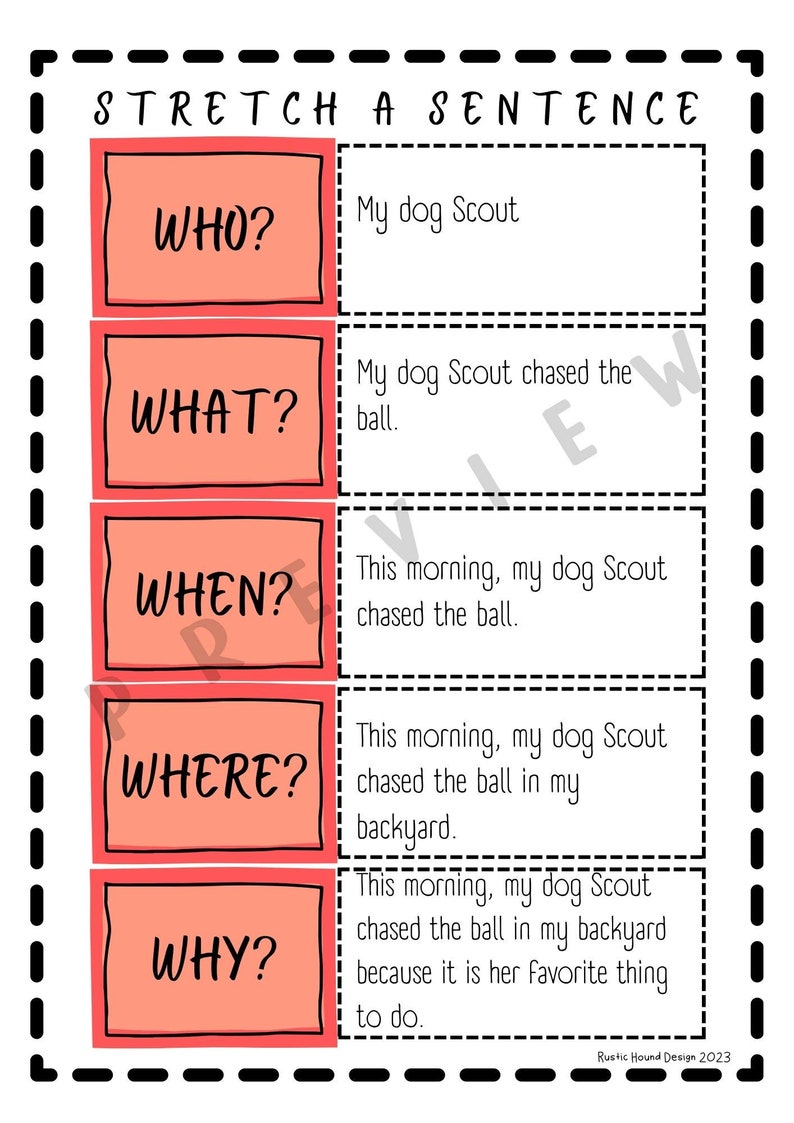 Writing Worksheet | Sentences | Writing | Writing Skills | Homeschool ...