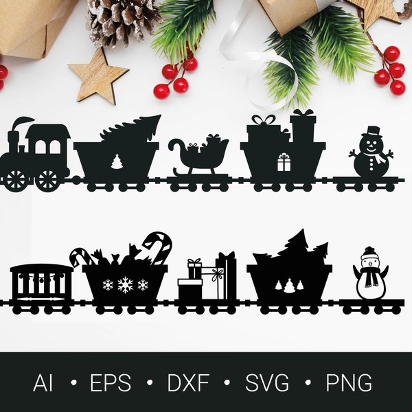 Christmas Train - Etsy