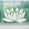 Lotus Mandala Vinyl Sticker Decal Shop and Home Decor, Large Lotus ...