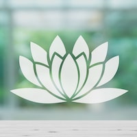 Lotus Mandala Vinyl Sticker Decal Shop and Home Decor, Large Lotus ...