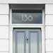 Premium Frosted Original Fanlight Door Numbers, Etched Glass Numbers ...