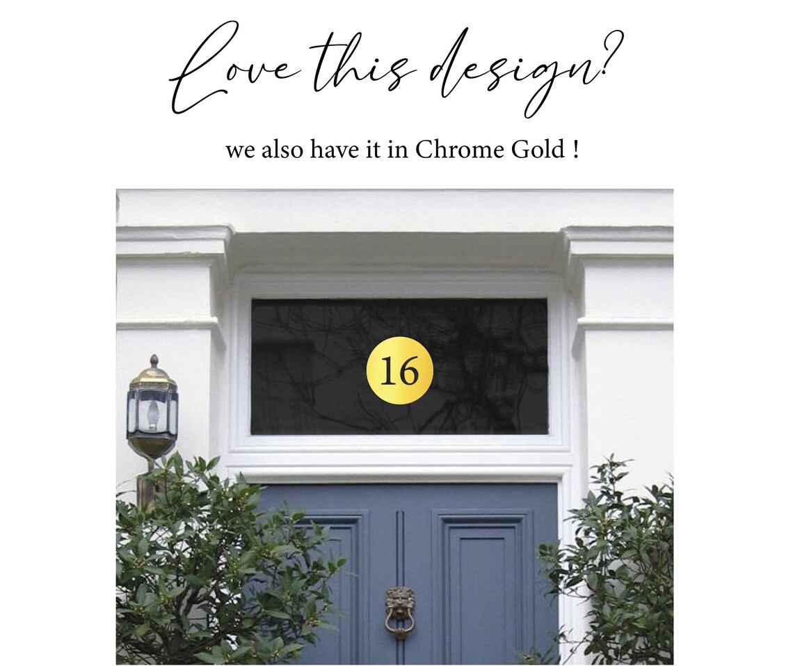 Frosted Fanlight Door Number, Round Etched Glass House Number ...