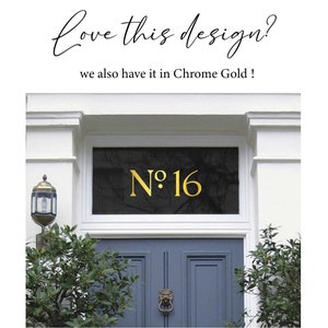 Premium Black Elegant Fanlight Door Number, Black Transom House Number ...