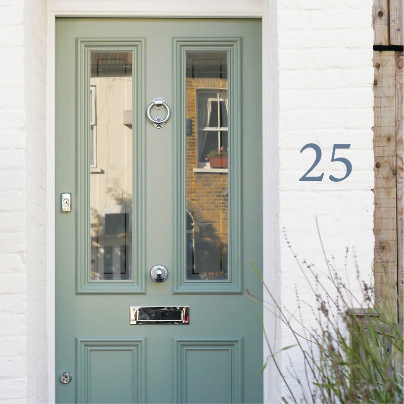 Painted House Number - Etsy