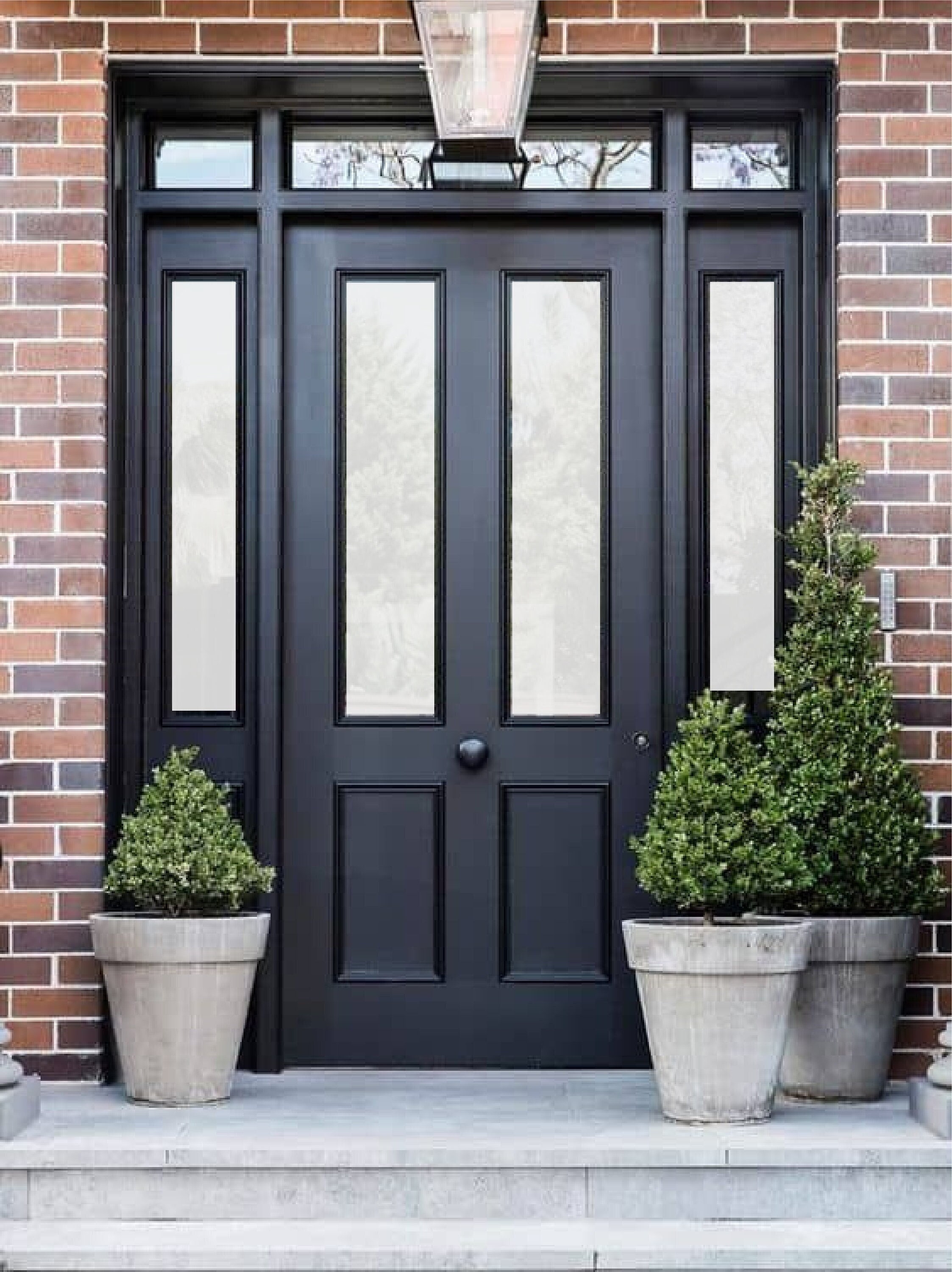 Premium Frosted Privacy Window Glass Film Etched Glass Effect | Etsy