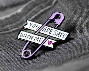 Safe With Me Pin - Etsy