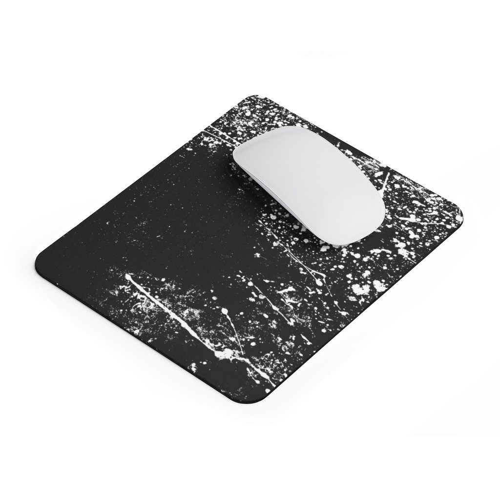Mousepad Gamer Black White Mouspad Mouse Pad Abstract - Etsy UK