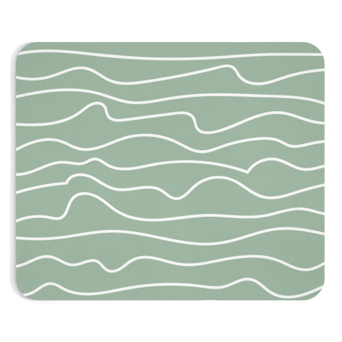 Mousepad Waves Pattern Mouse Pad Rectangle Mousepad Desk - Etsy