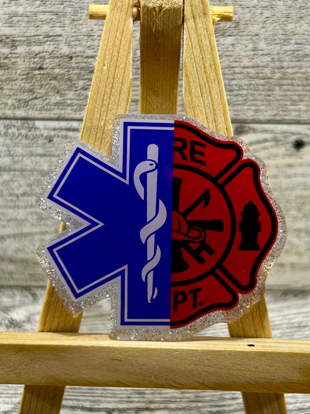Fire Paramedic - Badge Reel - Etsy