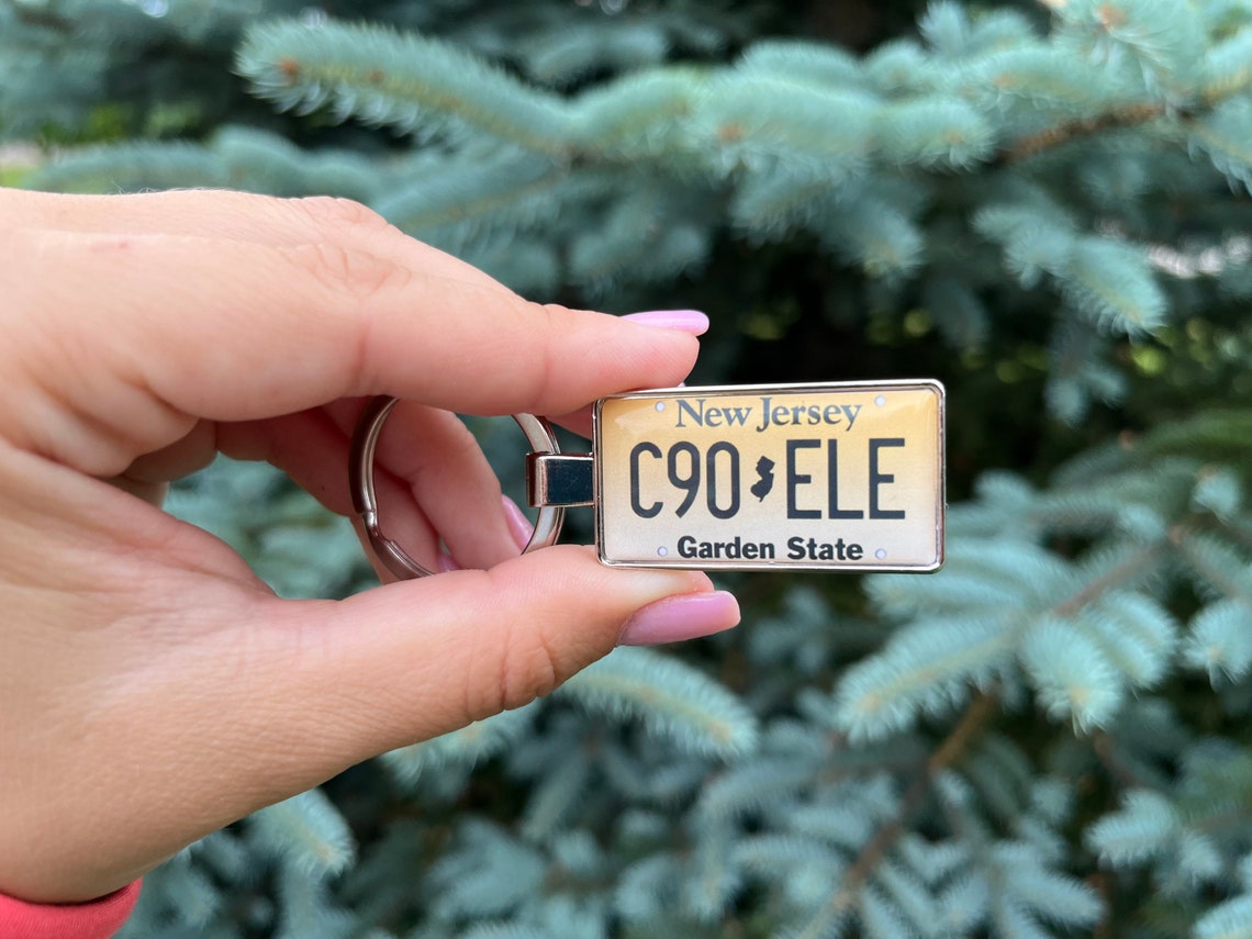 USA Number Plate Keyring Custom Made License Plate Keyring - Etsy