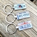 Custom Personalised Keyring, License Plate Keychain, Perfect Gift for ...