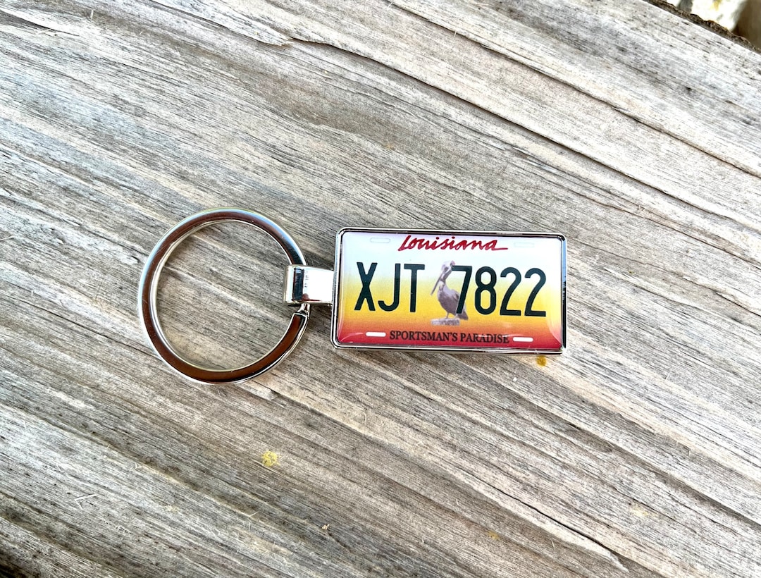 Car Number Plate Keyring, Custom Men Gift for Christmas, Custom License ...