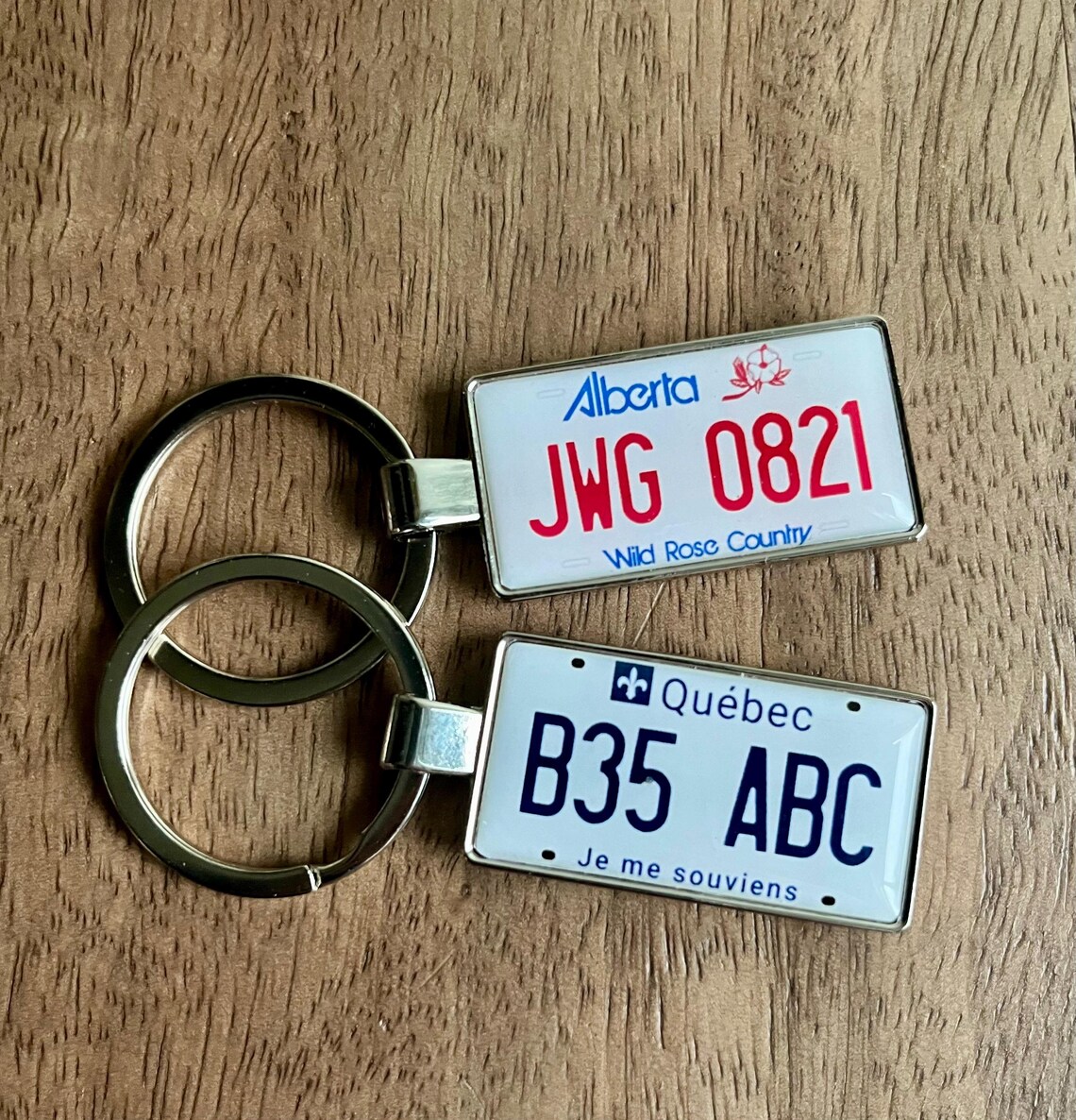 Gift Custom Canada License Plate Keychain - Personalized Canada Keyring ...