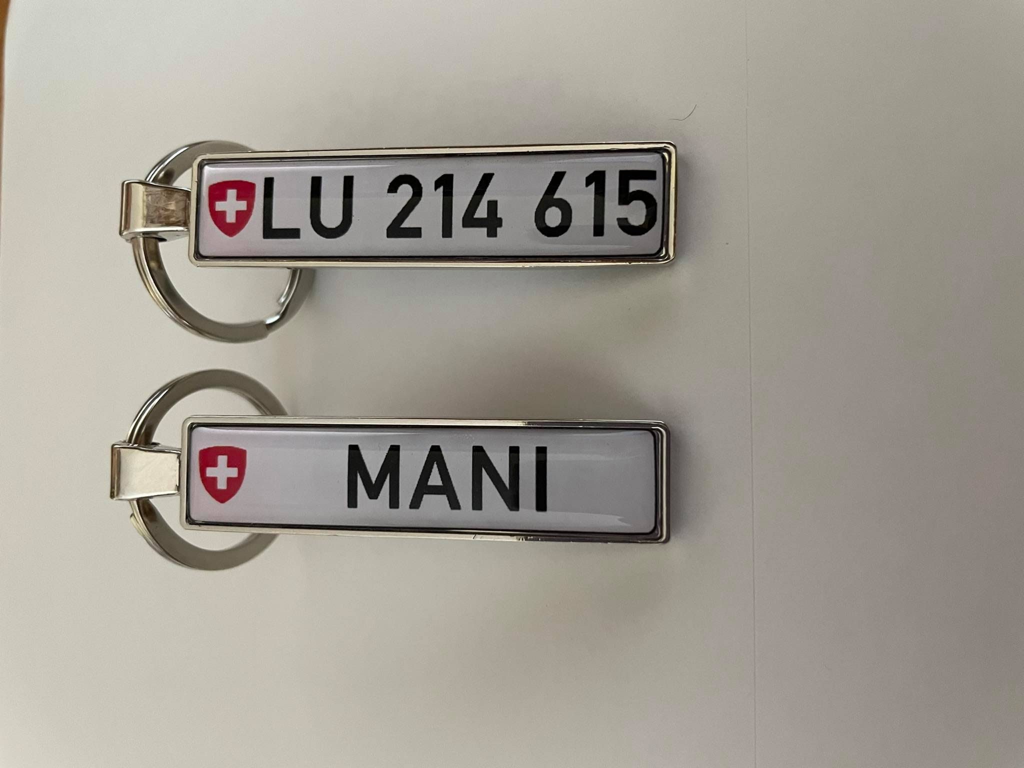 Personalized Switzerland Number Plate Keyring Swiss Keychain | Etsy