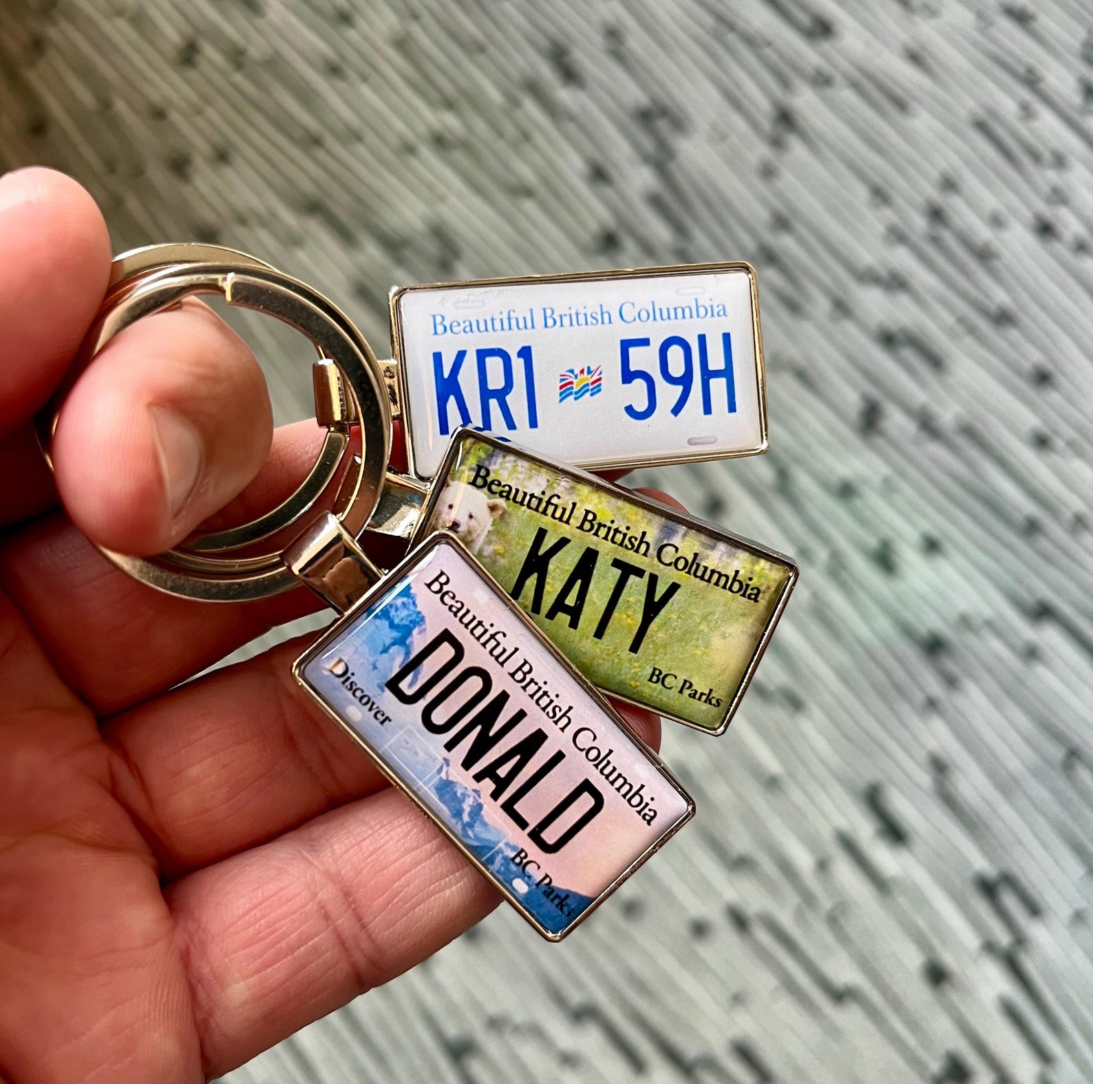 NYC Keyring, New York License Plate, Car Registration Plate Keychain ...