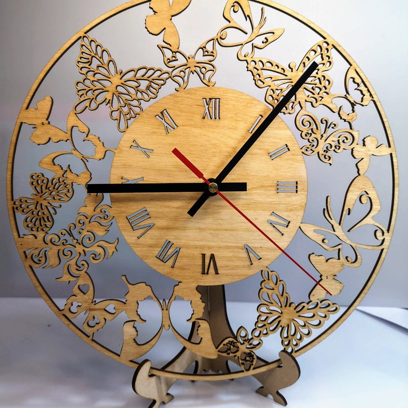 Butterfly Clock - Etsy UK