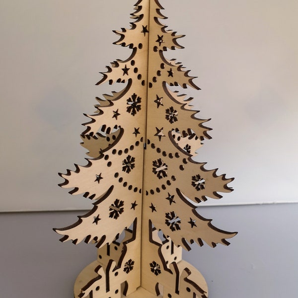 Large Wooden Christmas Tree - Etsy UK